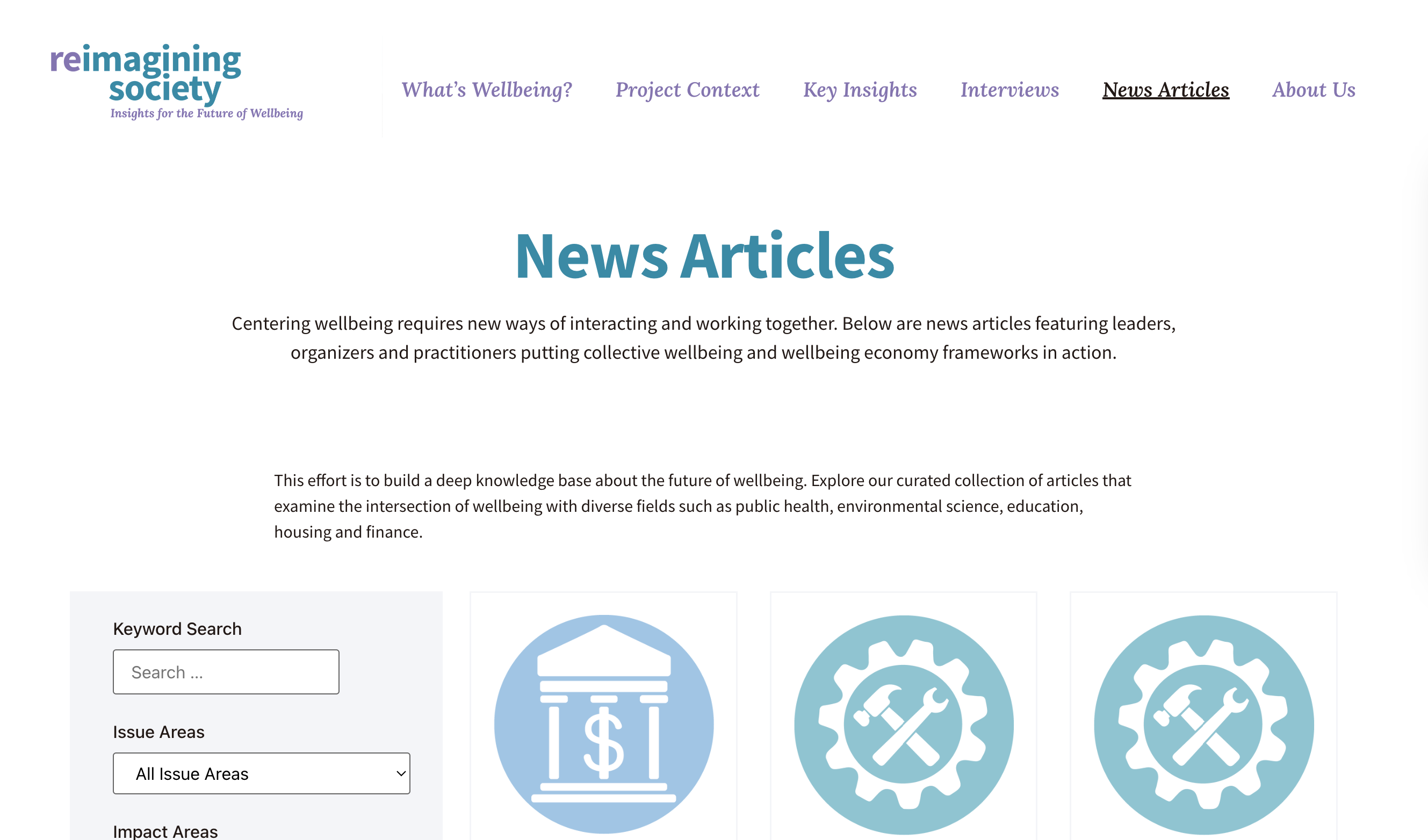 News Articles about Wellbeing